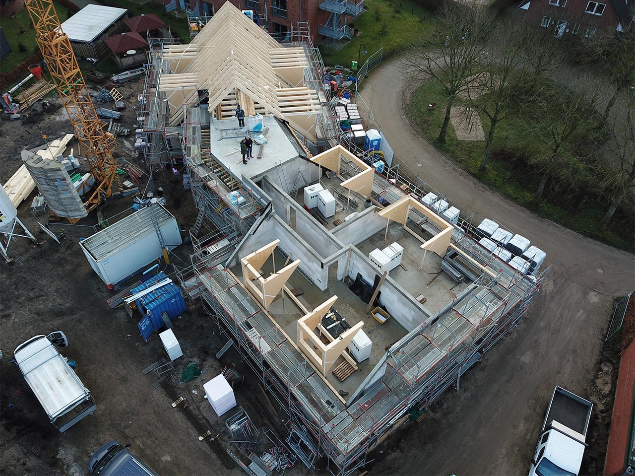 Neumünster - Einfeld - Altenbetreutes Wohnen - Zimmerei Elwardt