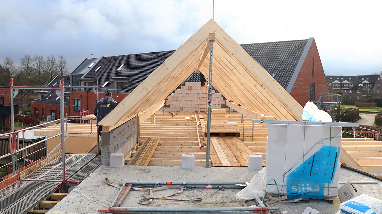 Neumünster - Einfeld - Altenbetreutes Wohnen - Zimmerei Elwardt